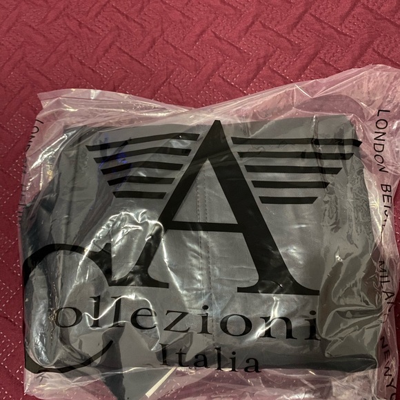 Armani Collezioni | Jackets & Coats | Collezioni Italia Brown Leather ...